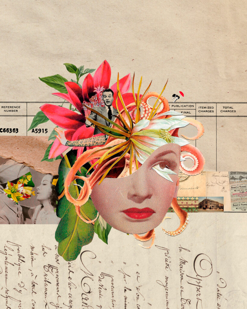 Adriana Bermúdez, artista: “Con el collage puedes expresar ideas únicas ...